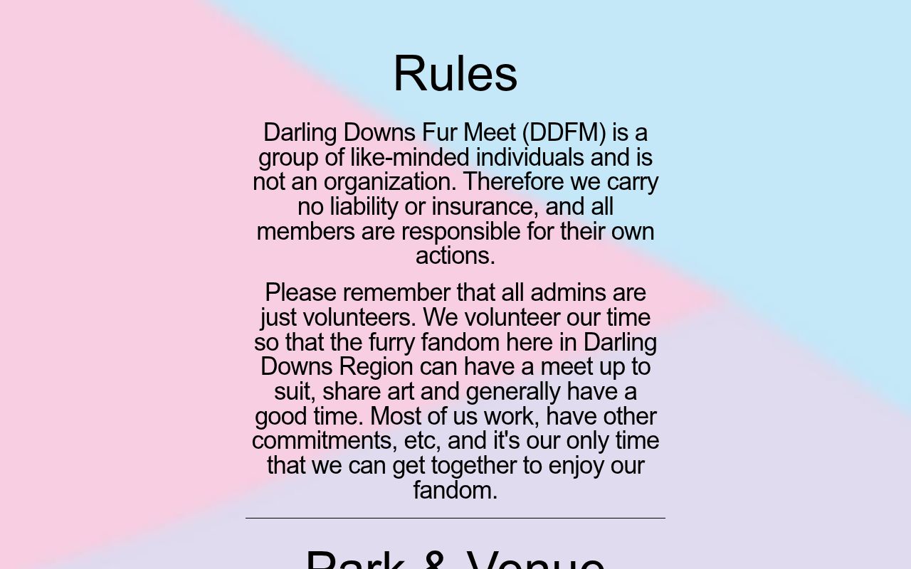 DDFM Rules